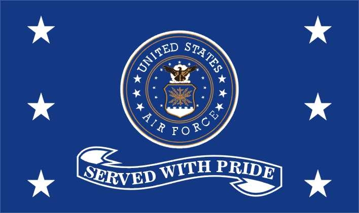 #1705 AIR FORCE/SERVED WITH PRIDE